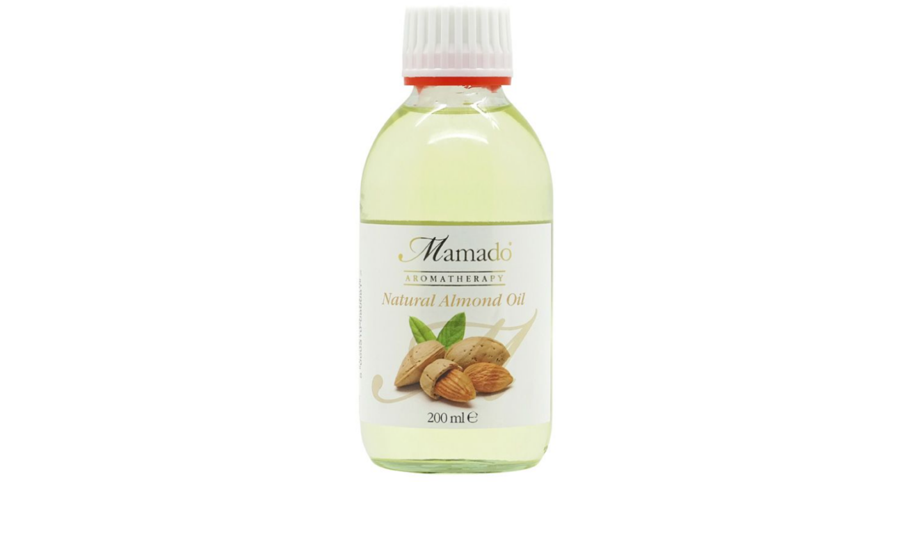 Mamado Aromatherapy Natural Almond Oil 200ml - CoolCurl